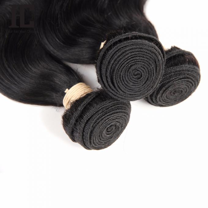 24 Inch Malaysian Body Wave Bundles / Virgin Hair Hair Extensions